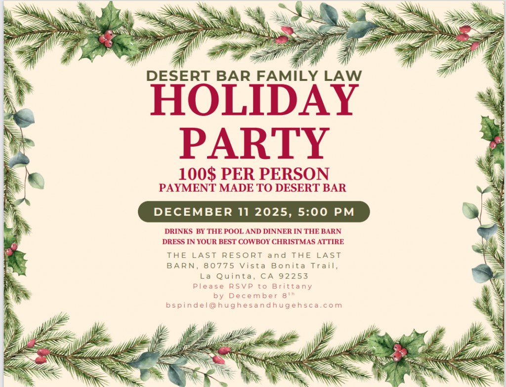 Event List | Desert Bar Association
