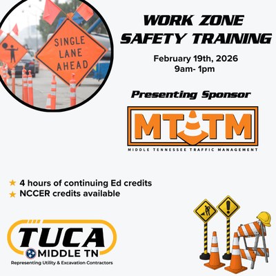 Work Zone Safety Training – TUCA Middle TN